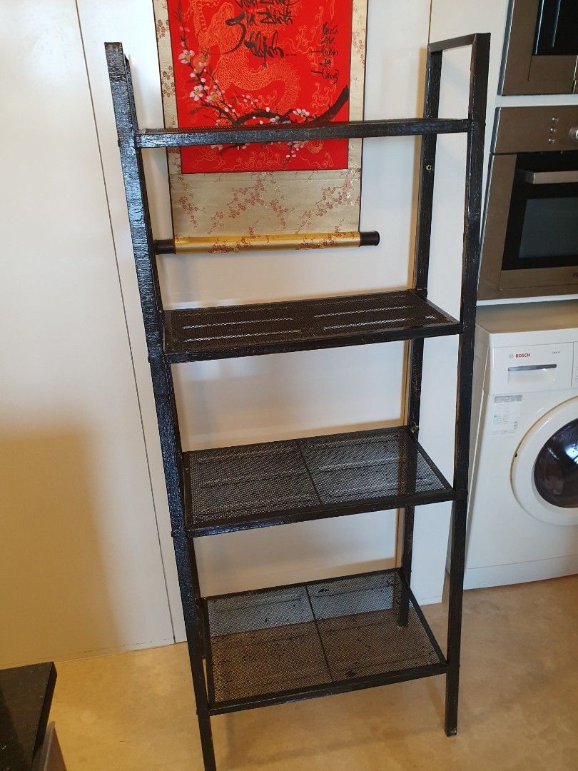 Ikea Lerberg metal shelves rack, Furniture & Home Living, Furniture ...