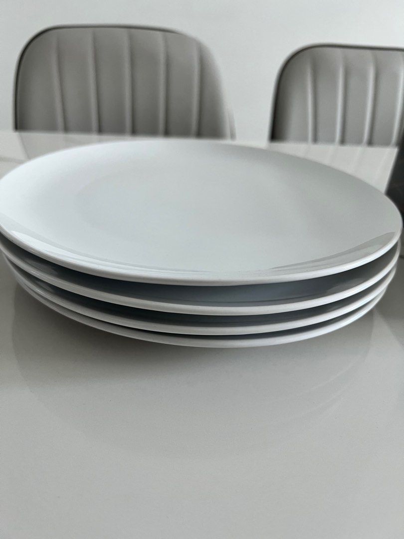 IKEA Set of 4 dinner plates, Furniture & Home Living, Kitchenware ...