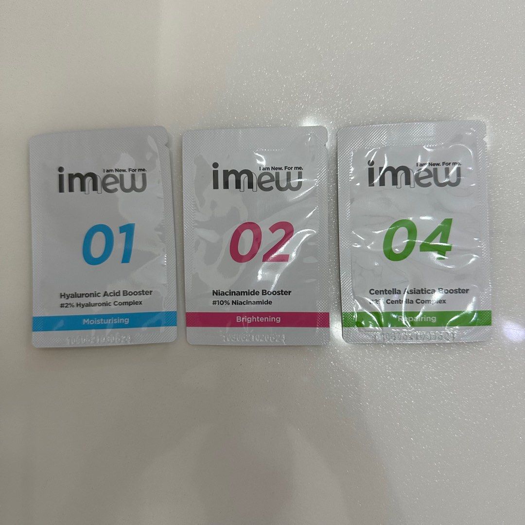 imnew Booster Sample Pack 2ml, Beauty & Personal Care, Face, Face Care ...