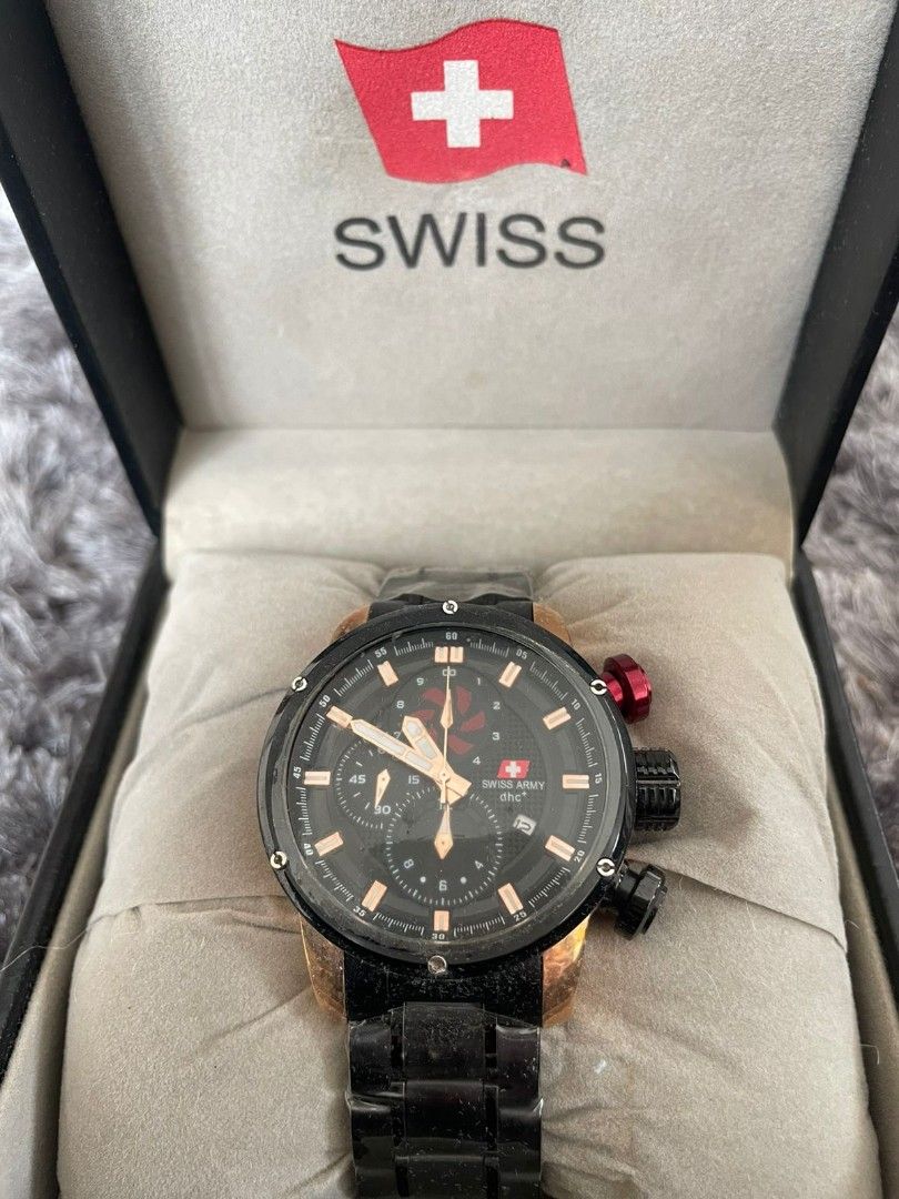 Jam Tangan Analog Original Swiss Army Dhc On Carousell