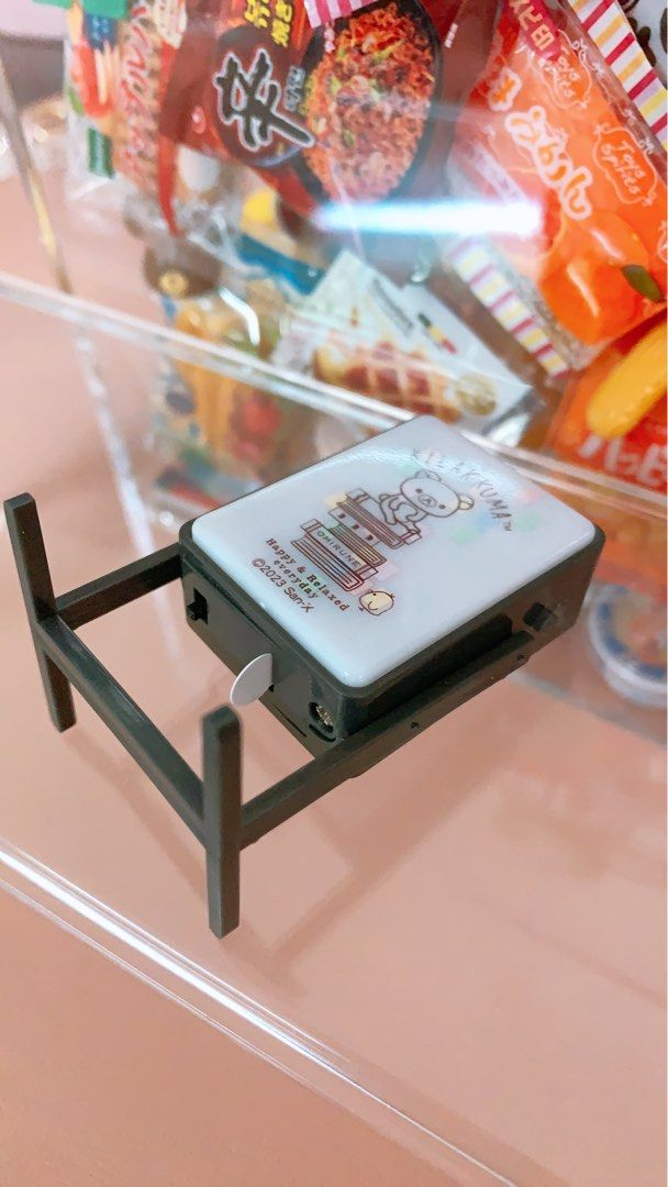 Japan Gashapon Gacha miniature Rilakkuma mini light banner stand ...