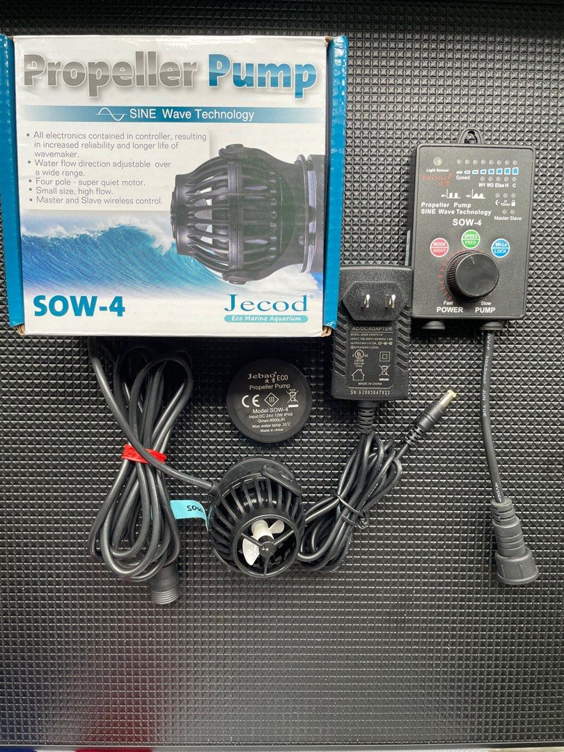 Jecod SOW-4 Wavemaker with controller, Pet Supplies, Homes & Other Pet Accessories on Carousell