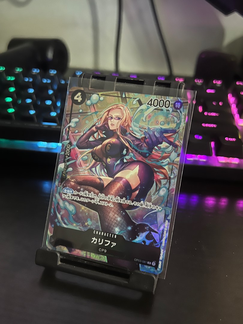 Kalifa Rare Alternate Art Op03 081 One Piece Tcg Hobbies And Toys Toys And Games On Carousell
