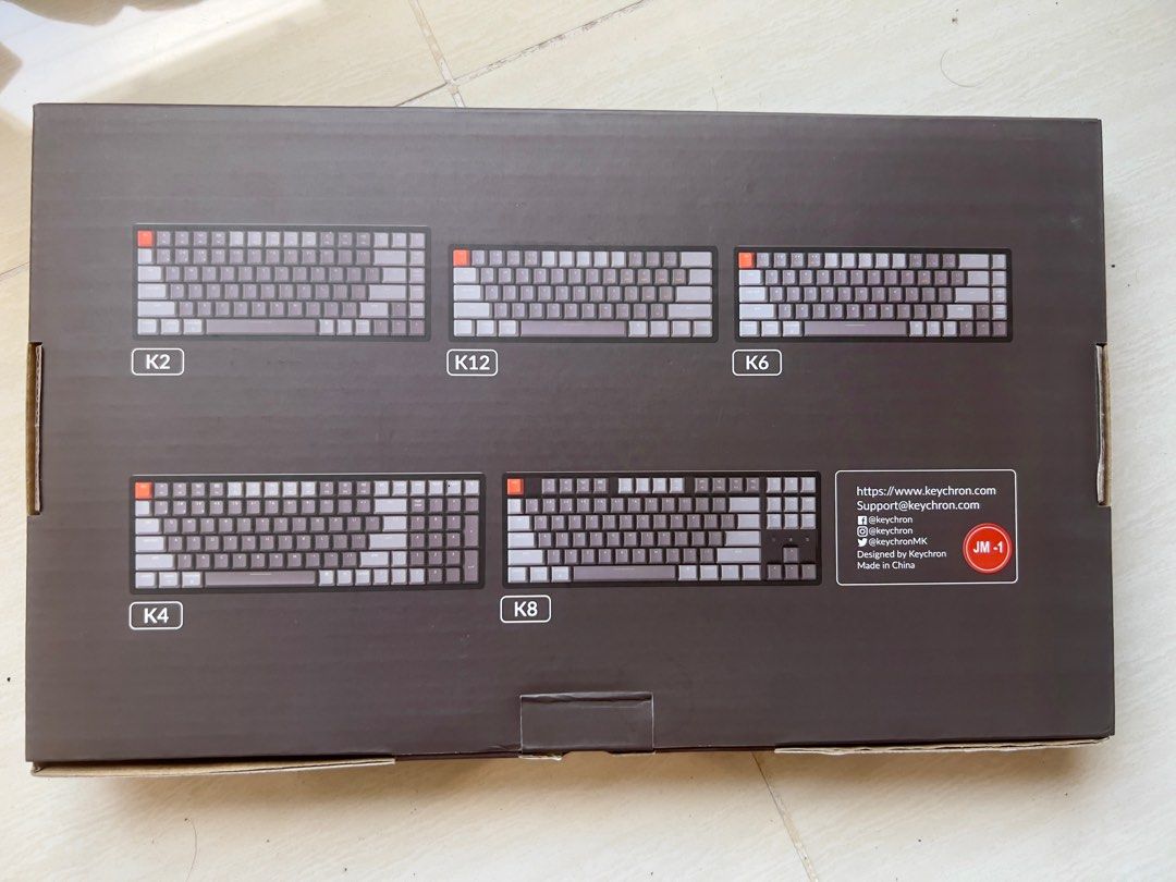 Keychron OEM Profile PBT Retro Keycap Set JM-1, Computers & Tech, Parts ...