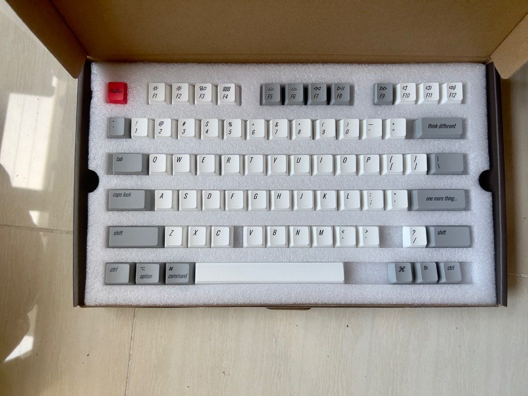 Keychron OEM Profile PBT Retro Keycap Set JM-1, Computers & Tech, Parts ...