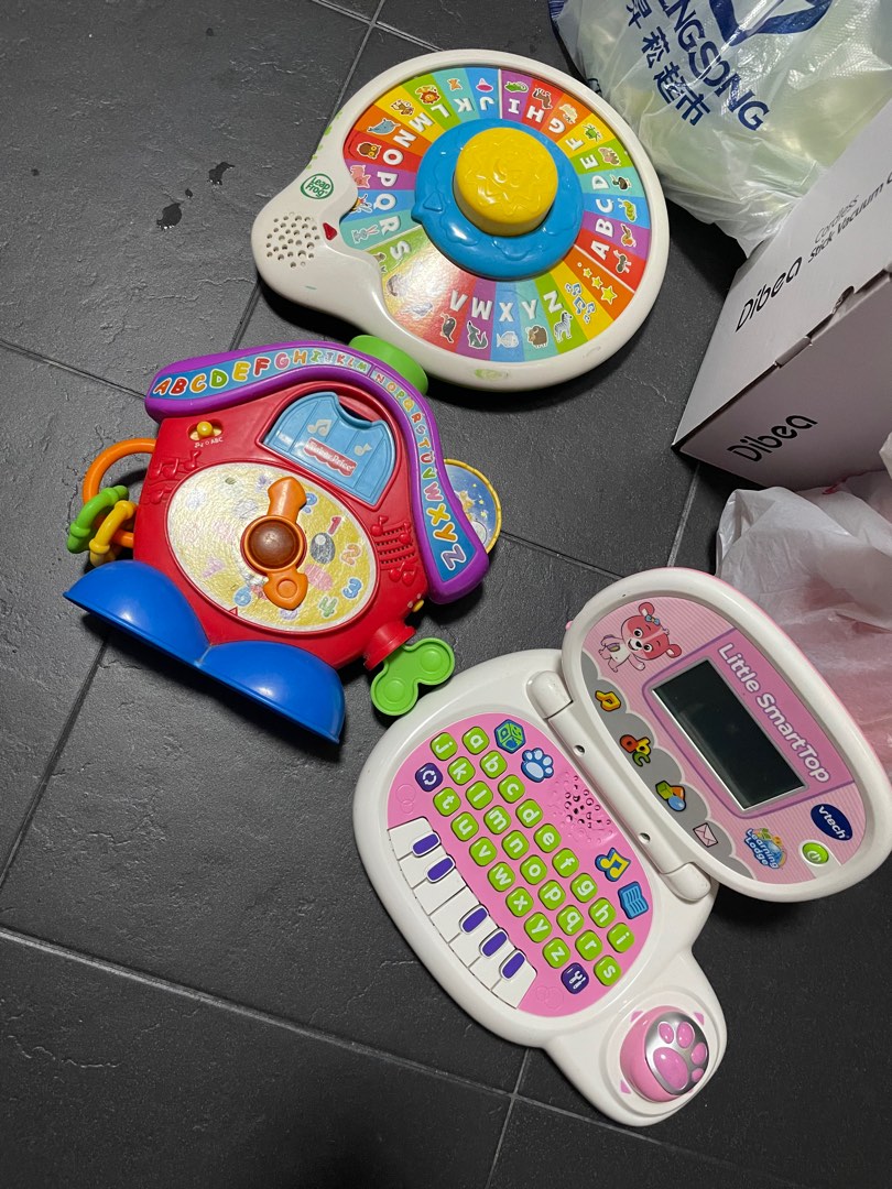 Kids toys clock alphabet computer, Babies & Kids, Infant Playtime on ...