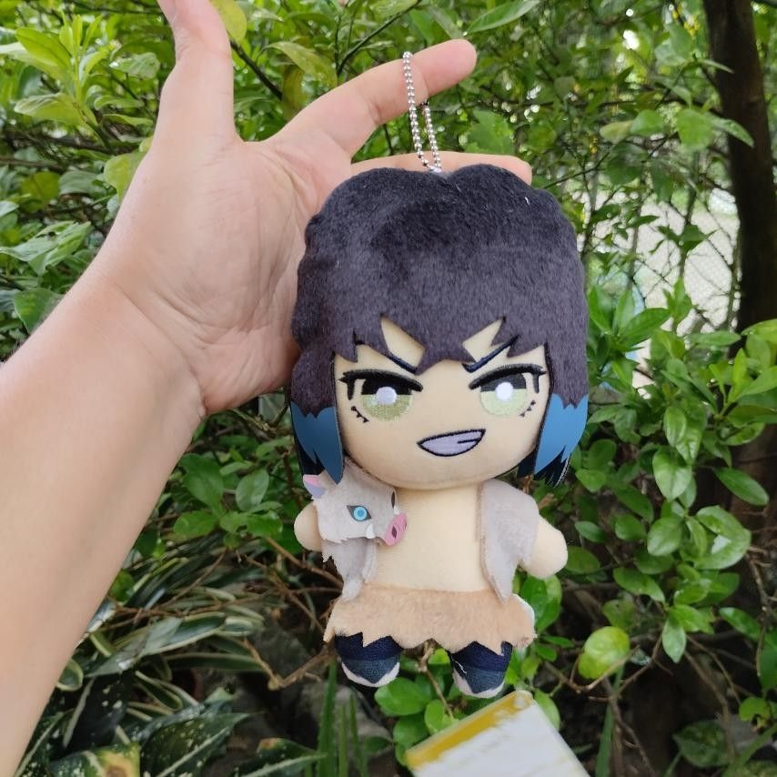 Kimetsu no Yaiba Demon Slayer Hashibira Inosuke Plush Charm on Carousell