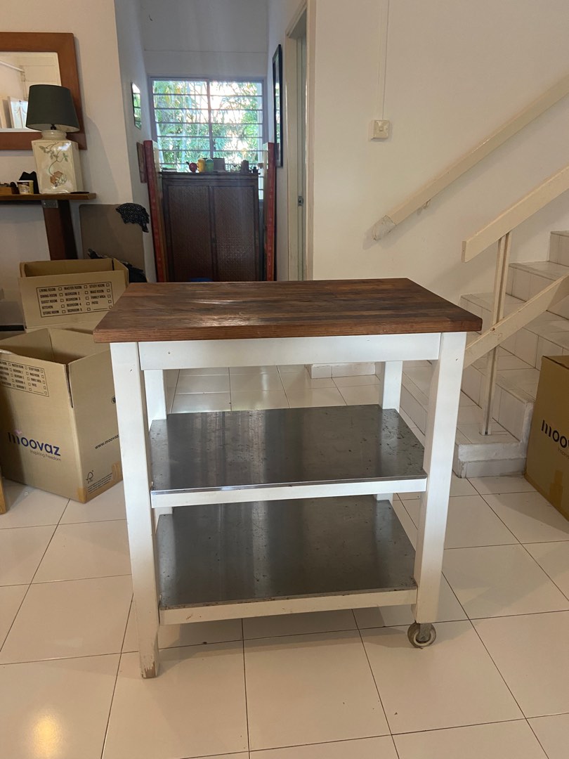 Kitchen Trolley/ Table, Furniture & Home Living, Furniture, Tables ...