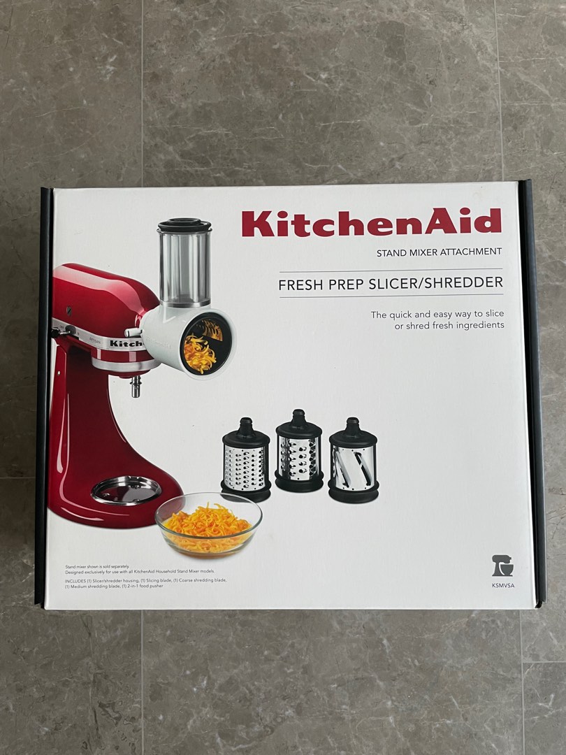 KitchenAid Fresh Prep Slicer / Shredder Attachment KSMVSA, TV & Home ...