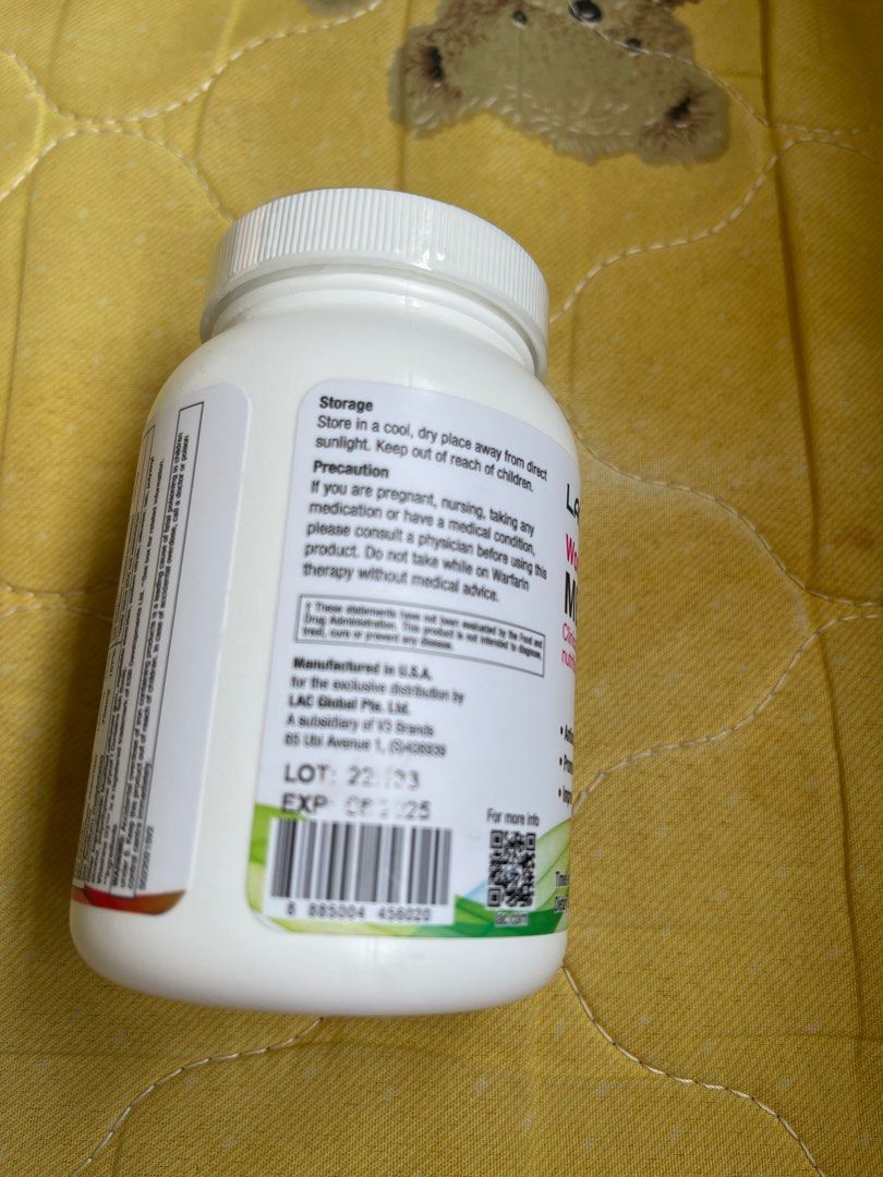 Lac women’s mega multi 76 capsules, Health & Nutrition, Health ...