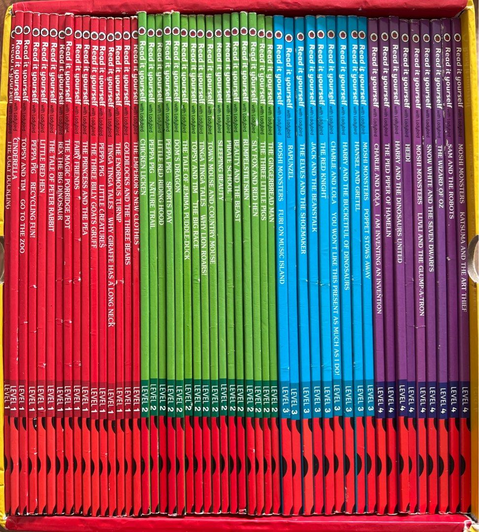Ladybird Story Book Set Level 1-4, Hobbies & Toys, Books & Magazines ...