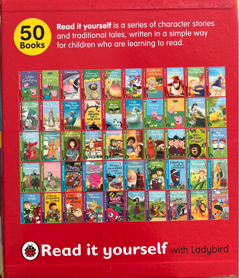 Ladybird Story Book Set Level 1-4, Hobbies & Toys, Books & Magazines ...