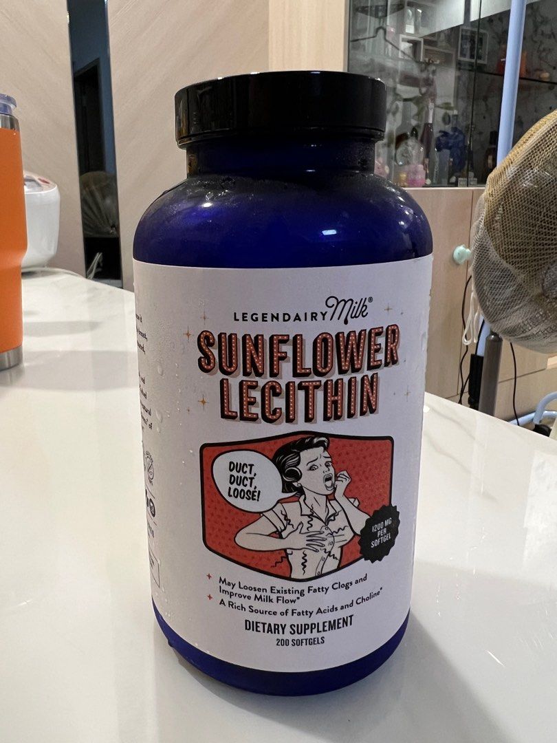 Legendairy Milk Sunflower Lecithin, Health & Nutrition, Health ...