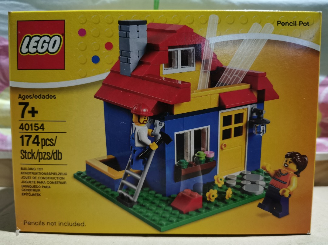 Lego 40154 Iconic Pencil Pot, Hobbies & Toys, Toys & Games on Carousell