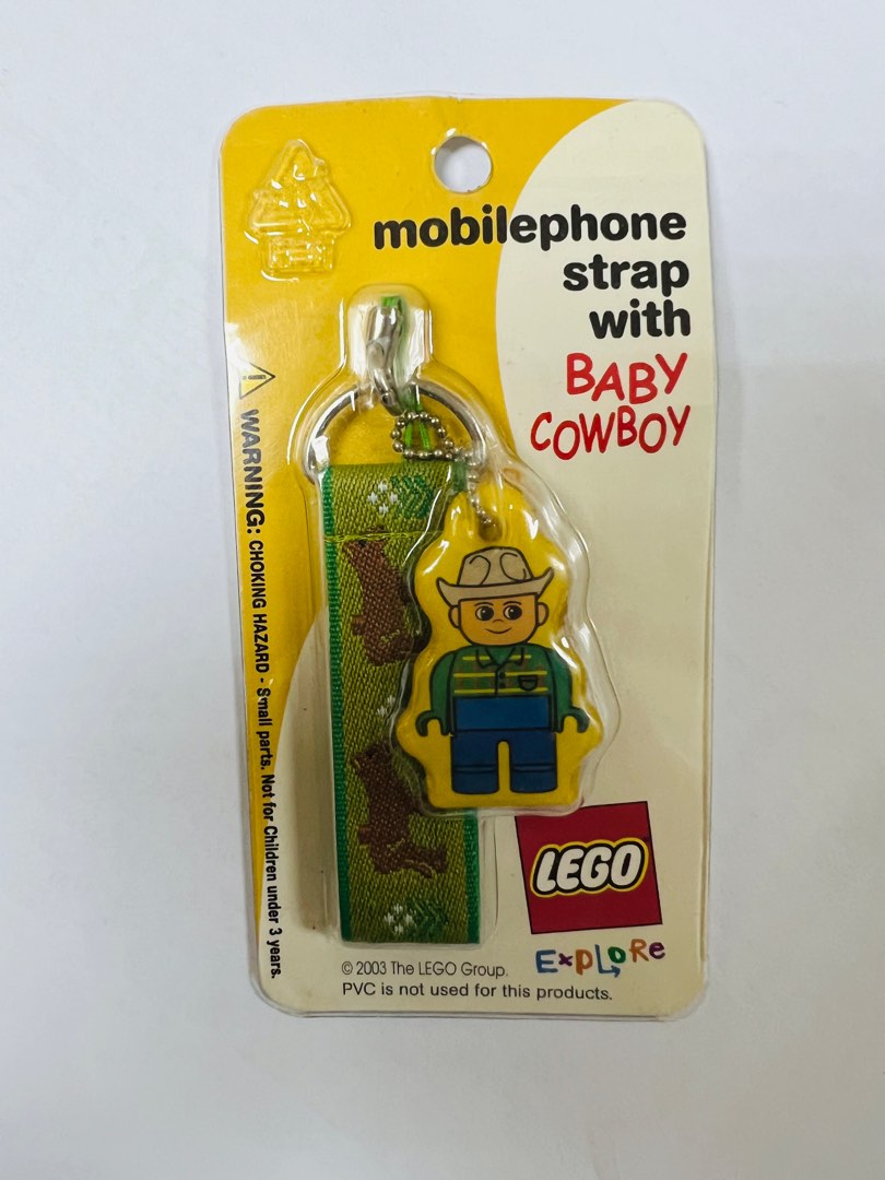 LEGO Cowboy Mobile Phone Strap, 手提電話, 電話及其他裝置配件, 其他電子周邊配件及產品 - Carousell