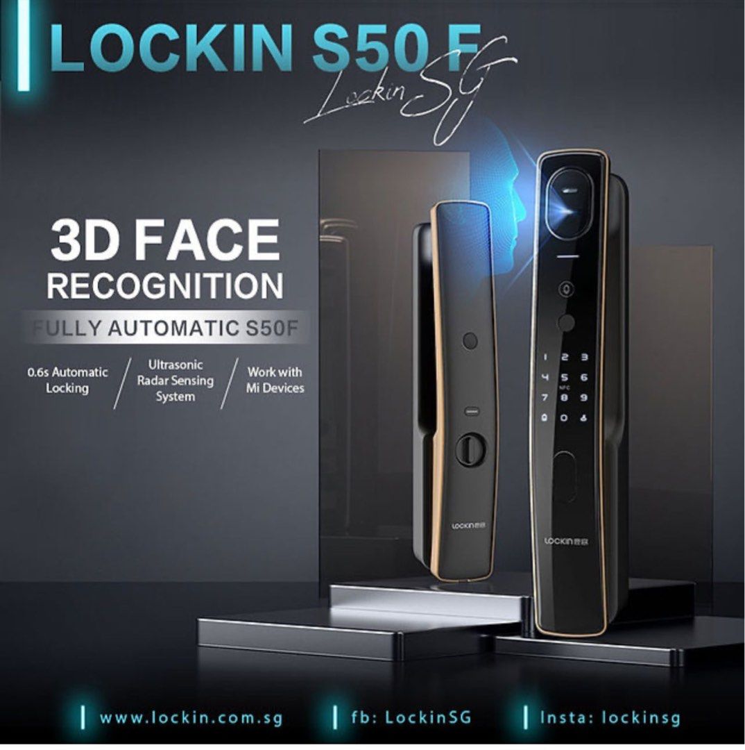 Lockin now model S50F Digital lock, Furniture & Home Living, Security ...