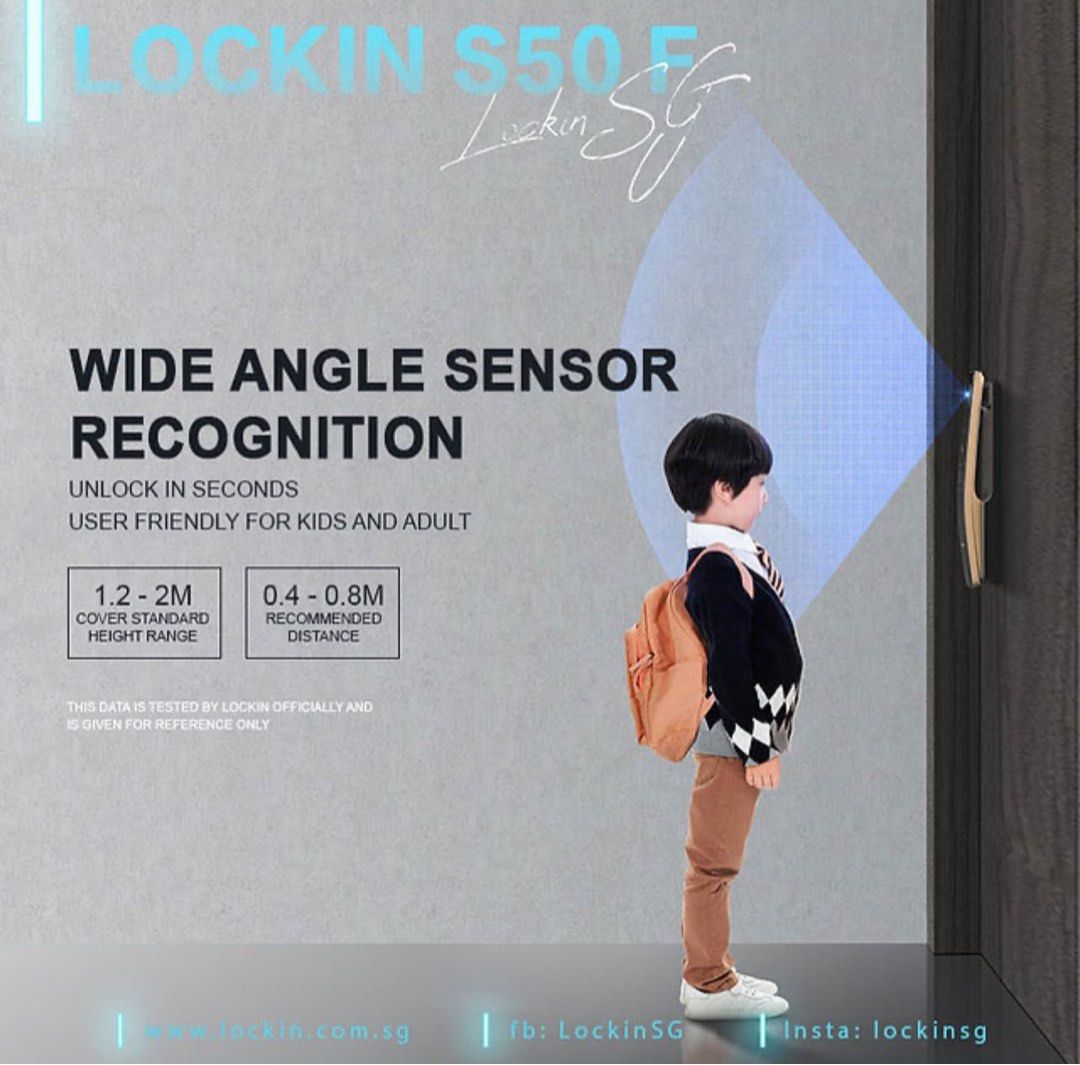 Lockin now model S50F Digital lock, Furniture & Home Living, Security ...