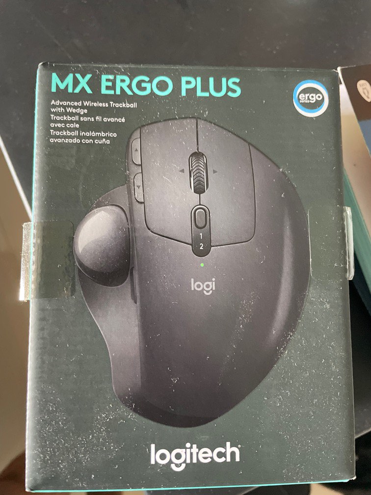 Logitech MX ERGO PLUS mouse, Computers & Tech, Parts & Accessories ...