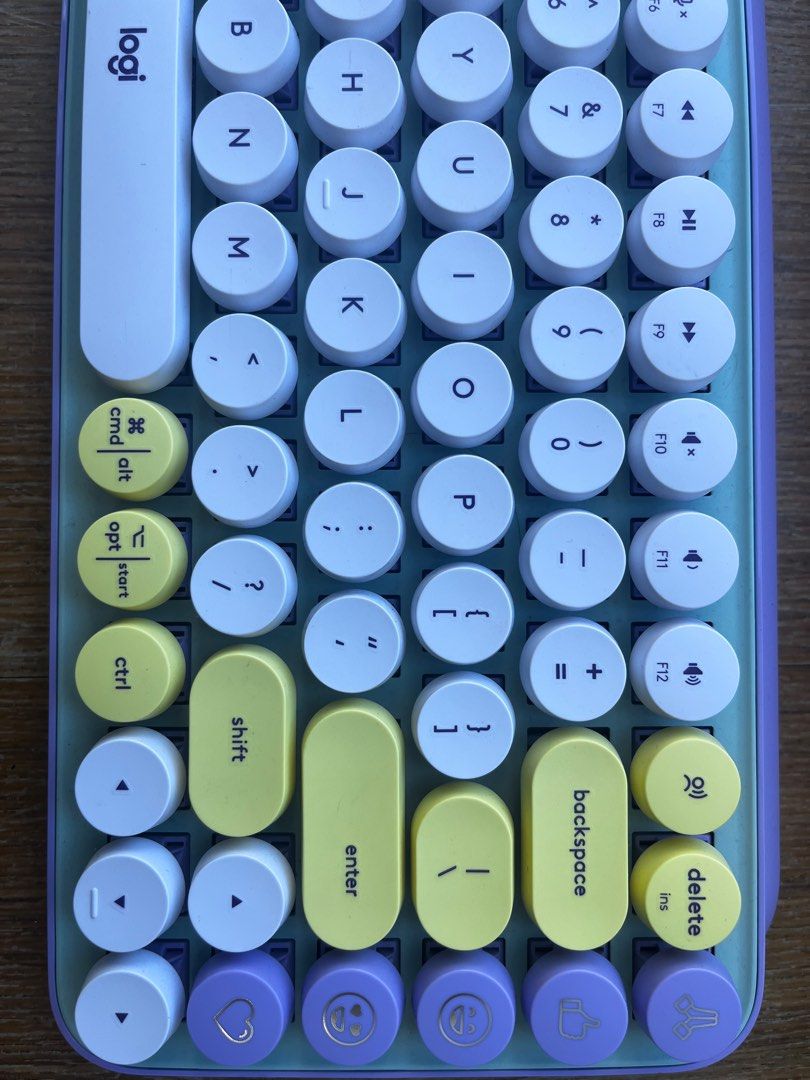Logitech Pop Keys Wireless Mechanical Emoji Keyboard, Computers & Tech ...