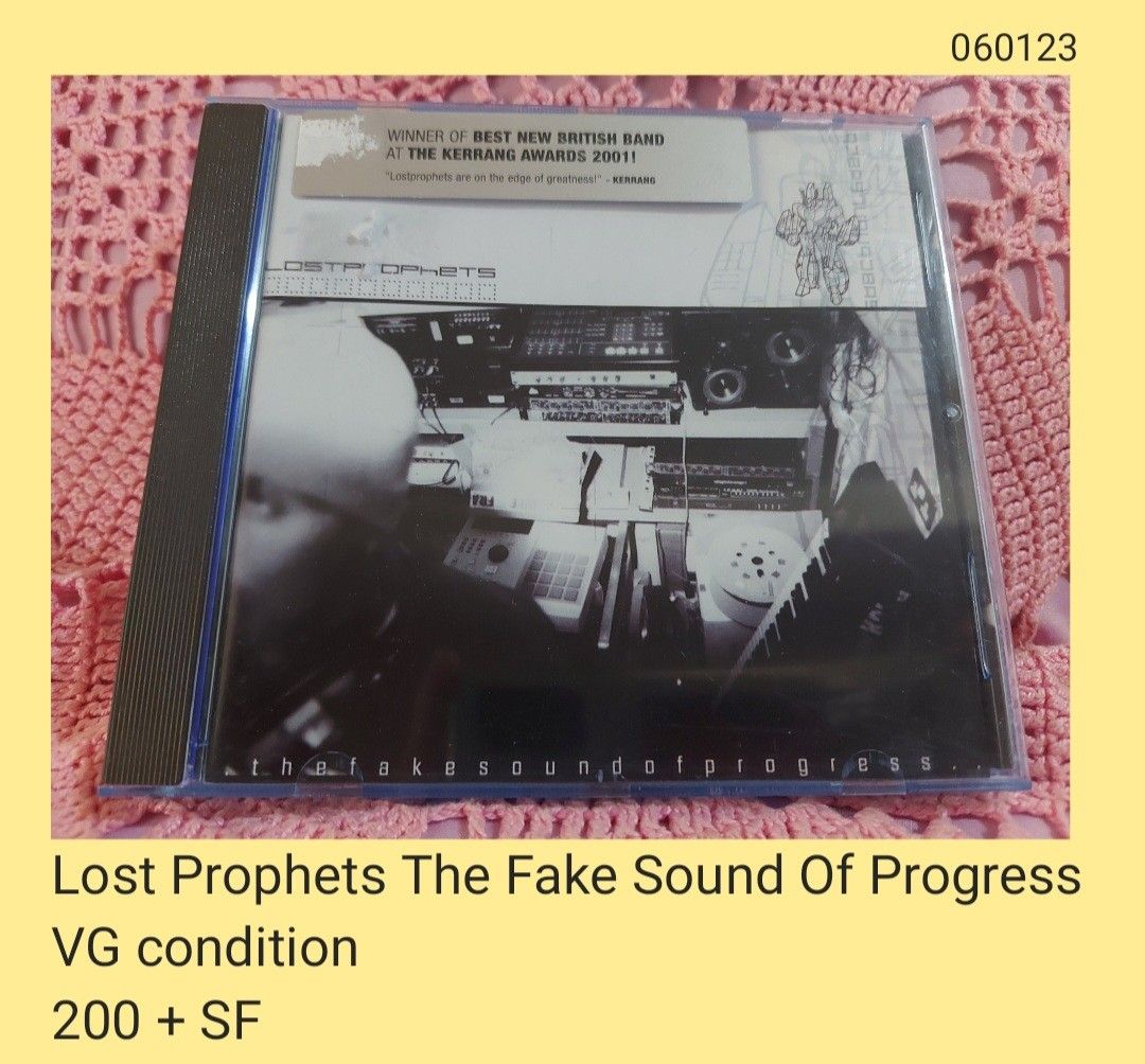 Lost Prophets The Fake Sound Of Progress CD (unsealed) on Carousell