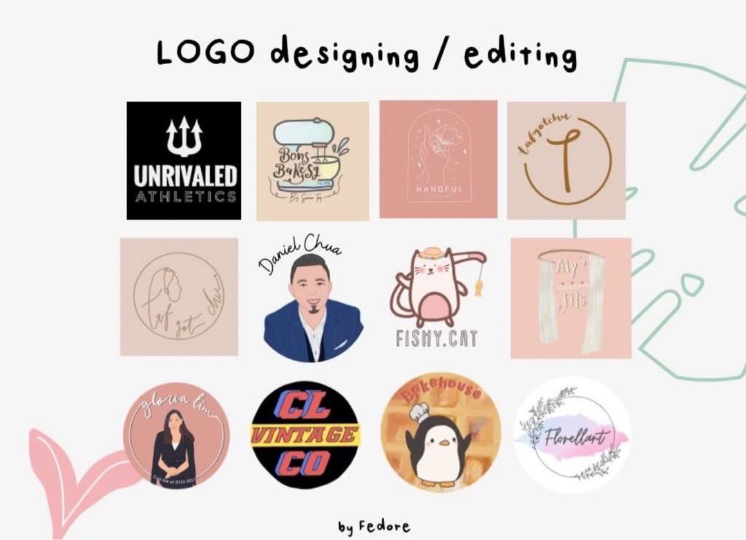 Logo designing / logo editing / rebranding illustration / logo printing ...