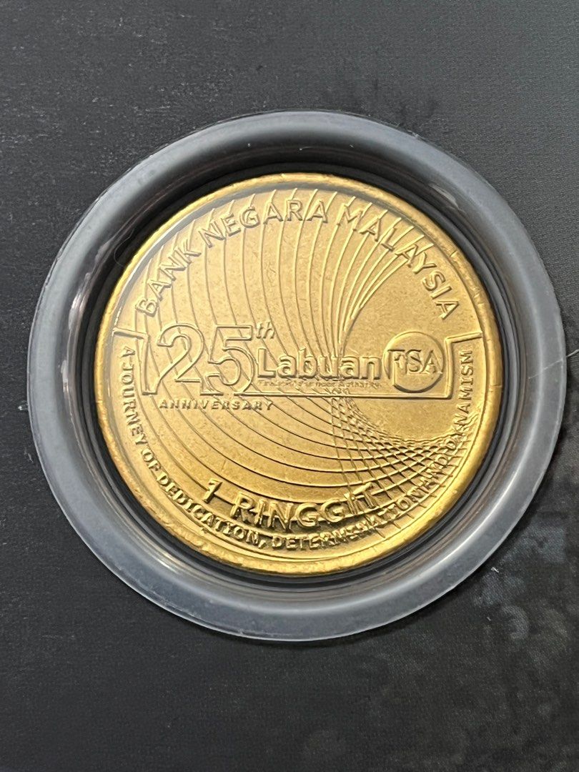 Malaysia 25th Anniversary Labuan Financial Services Authority FSA 2021 Coin Card, Hobbies & Toys ...