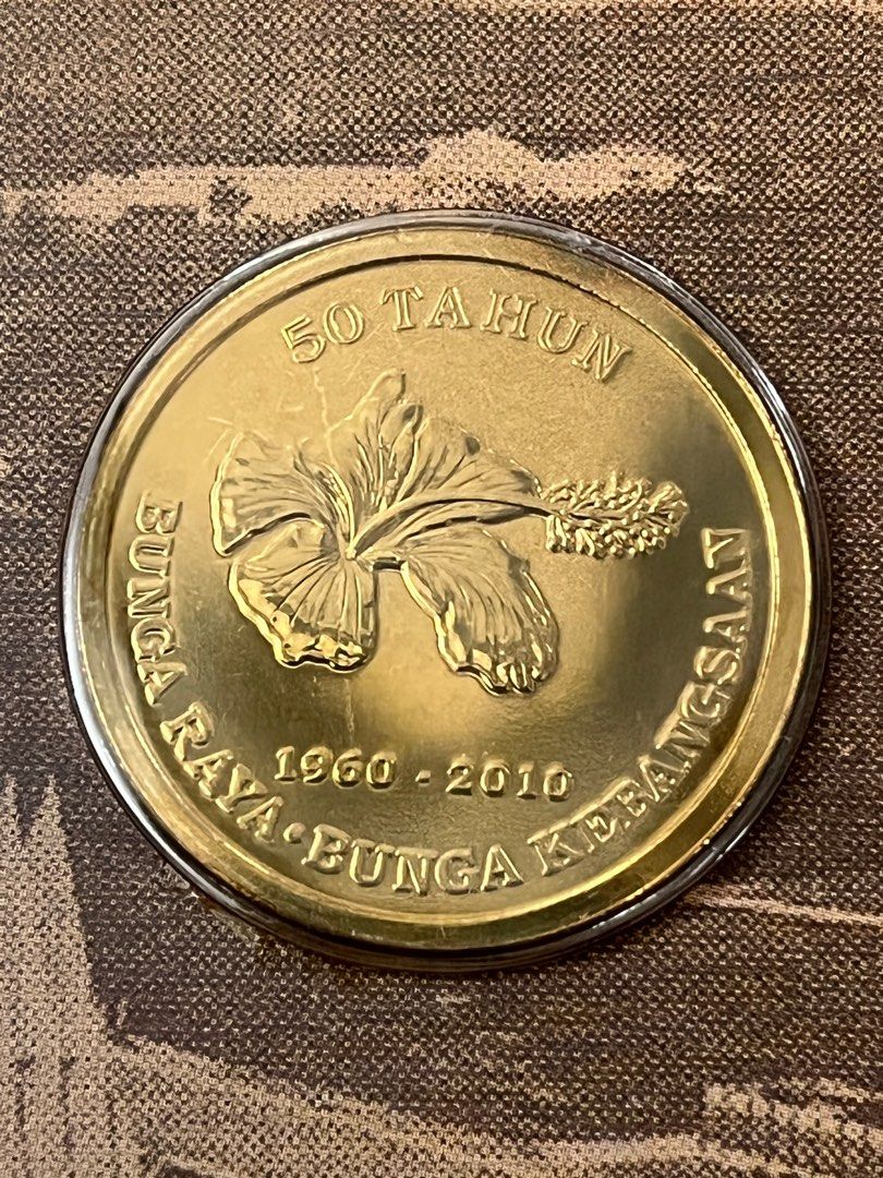 Malaysia 50th Bunga Raya Coin Card 2010, Hobbies & Toys, Collectibles ...