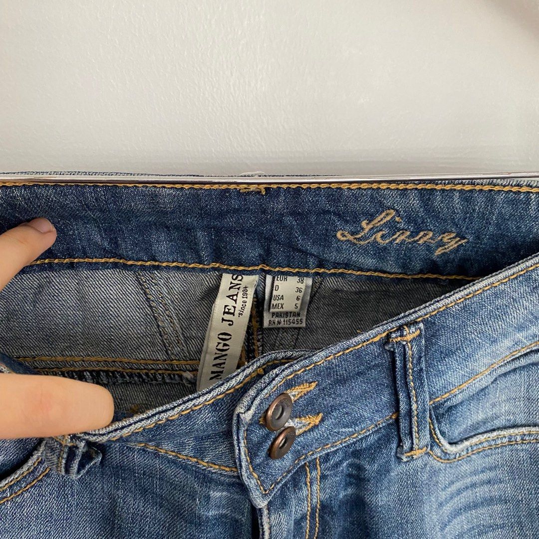 Vintage Mango Jeans, Women's Fashion, Bottoms, Jeans on Carousell
