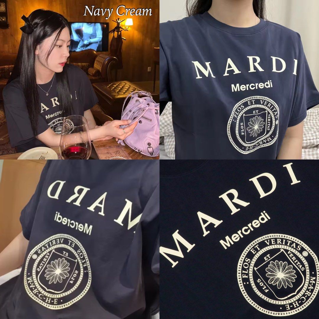 Mardi Mercredi Univ T-Shirt 2023, Men's Fashion, Tops & Sets, Tshirts ...