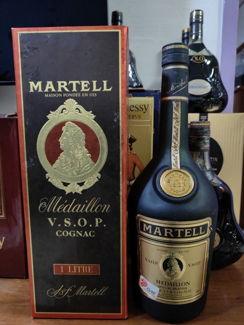 MARTELL VSOP COGNAC 1 LITER, Food & Drinks, Alcoholic Beverages on ...