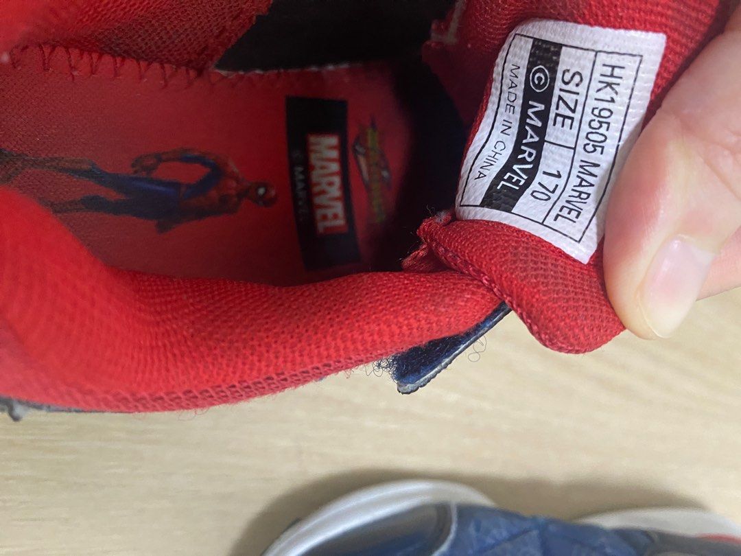 Marvel Spider Man kids shoes, Babies & Kids, Babies & Kids Fashion on ...