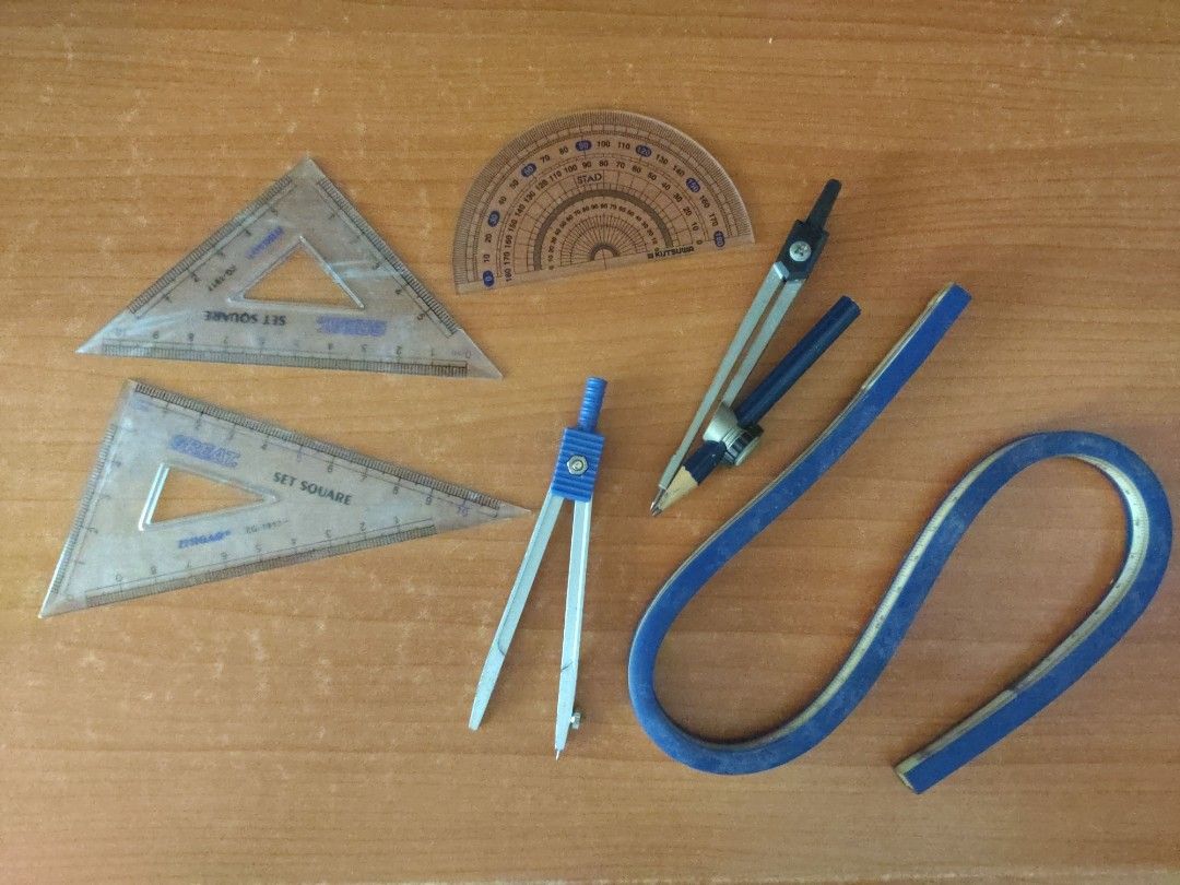 Math Geometry Kit Set, Hobbies & Toys, Stationery & Craft, Stationery ...