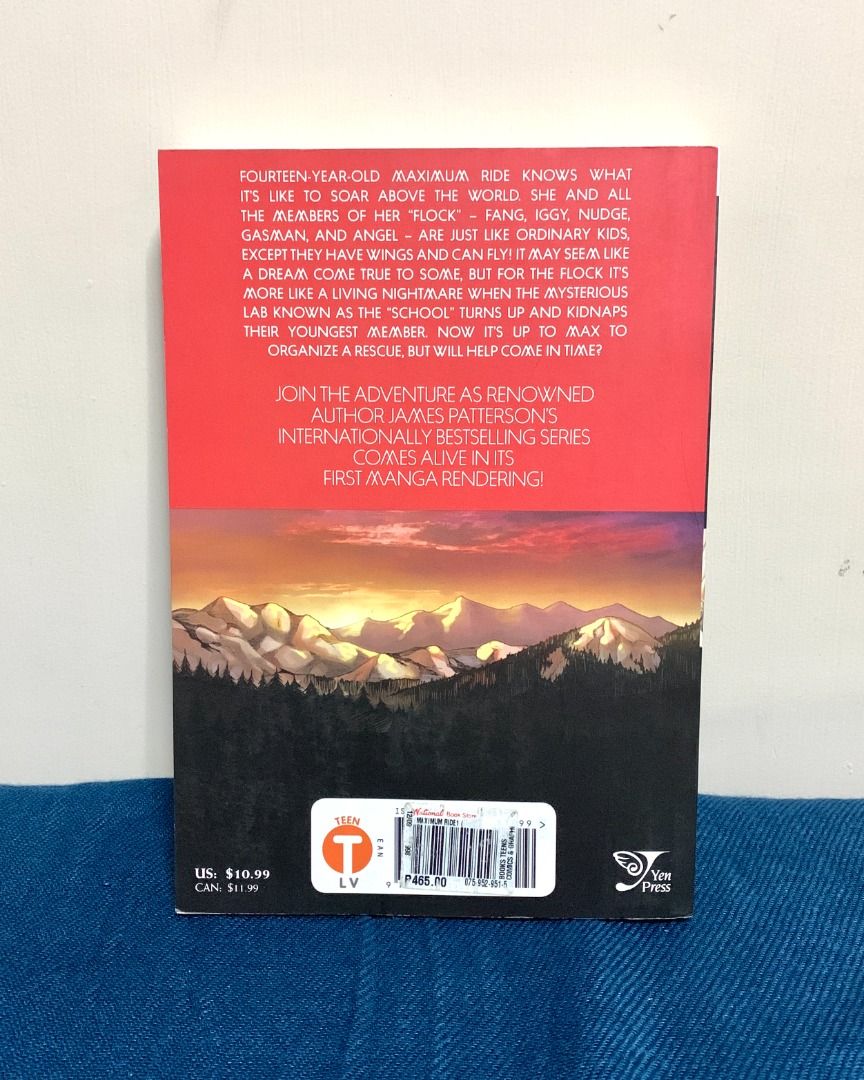 Maximum Ride Volume 1 by James Patterson, Narae Lee, Hobbies & Toys ...