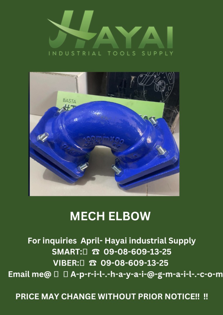 Mech elbow, Commercial & Industrial, Construction Tools & Equipment on ...