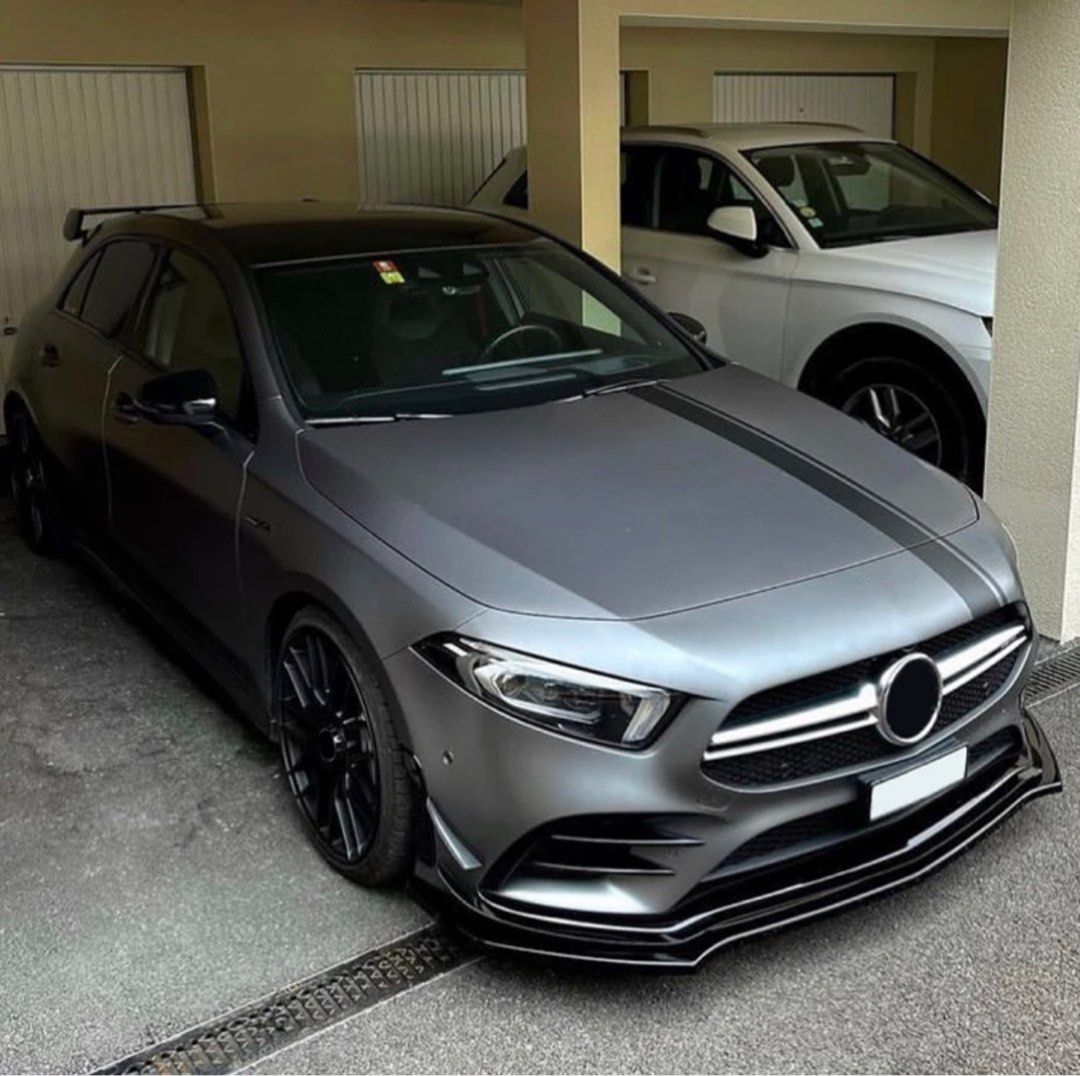 Mercedes A-class W177 Front Lip, Car Accessories, Accessories on Carousell