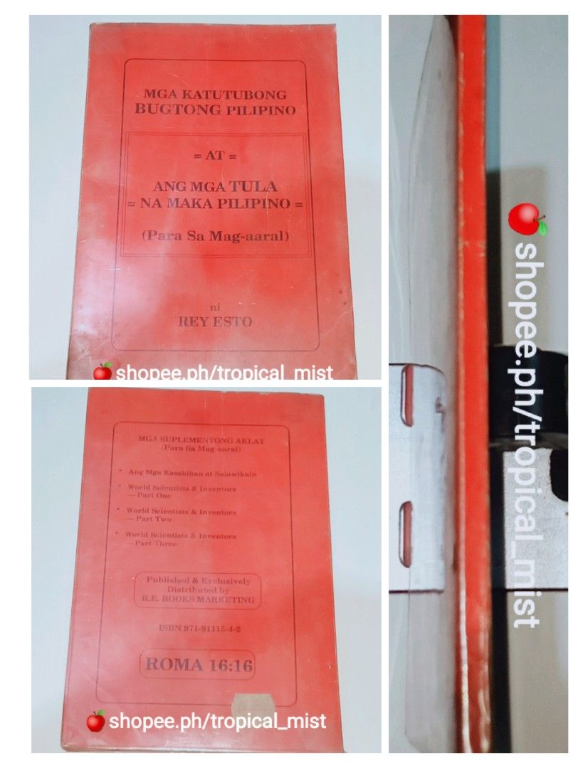 Mga Katutubong Bugtong Pilipino TP/SB by Rey Esto, Hobbies & Toys ...