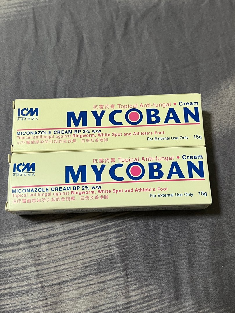 Mycoban (Miconazole 2% cream), Health & Nutrition, Medical Supplies ...
