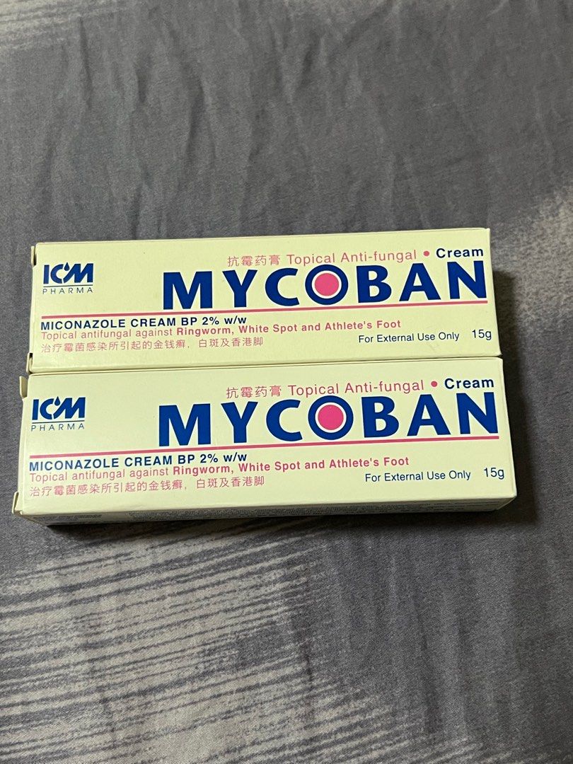 Mycoban (Miconazole 2% cream), Health & Nutrition, Medical Supplies ...