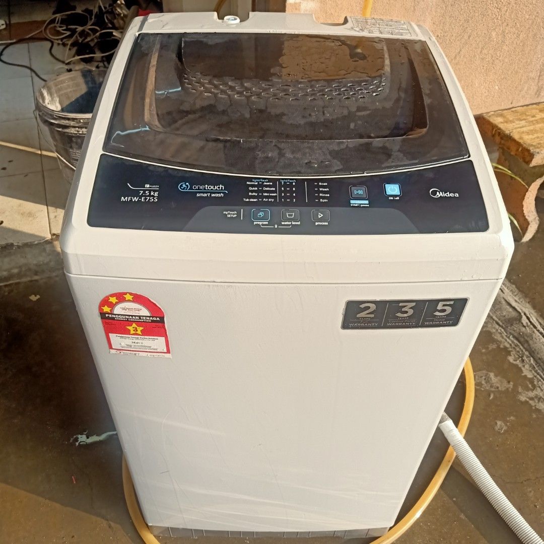 midea fully automatic Washing machine 7.5kg tiptop condition, TV & Home ...