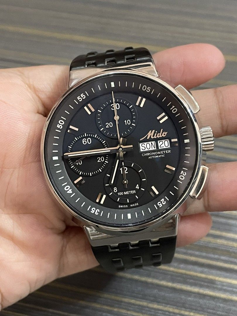 Mido All Dial 8360 chronograph, Luxury, Watches on Carousell