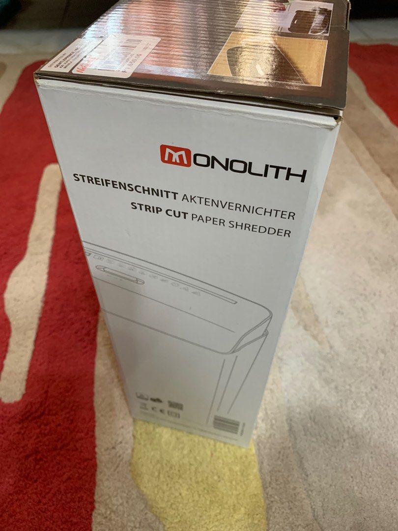 Monolith Paper Shredder, Computers & Tech, Office & Business Technology ...