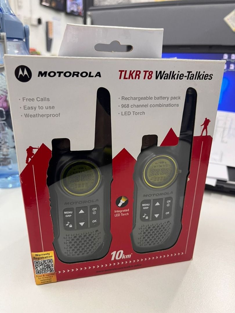 Motorola walkie talkie TLKR T8, Mobile Phones & Gadgets, Walkie-Talkie ...