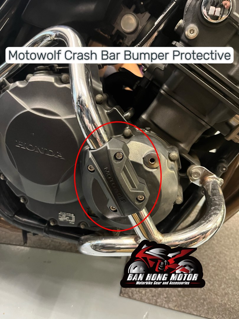 Motowolf Motorcycle Crash Bar Bumper Protective /Bumper Protector ...