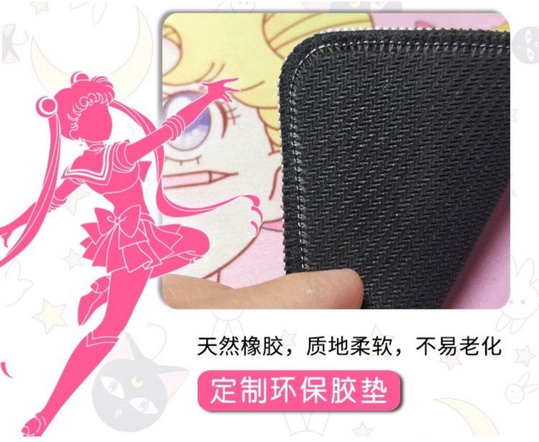 Mousepad desktop mat sailor Moon, Computers & Tech, Parts & Accessories ...
