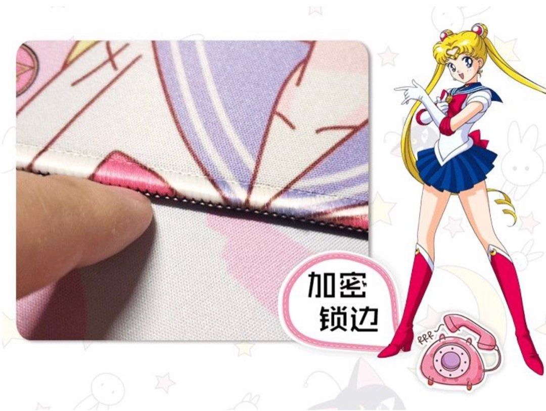Mousepad desktop mat sailor Moon, Computers & Tech, Parts & Accessories ...