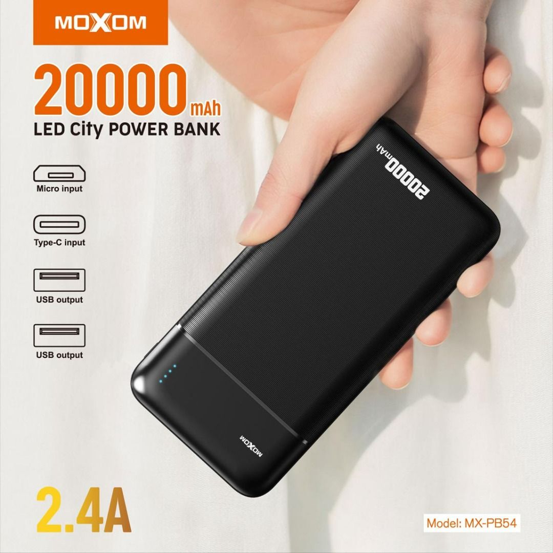 Moxom MX-PB55 Super Speed 30000mAh 20K 10K PB 55 PB 53 PB54 Fast ...