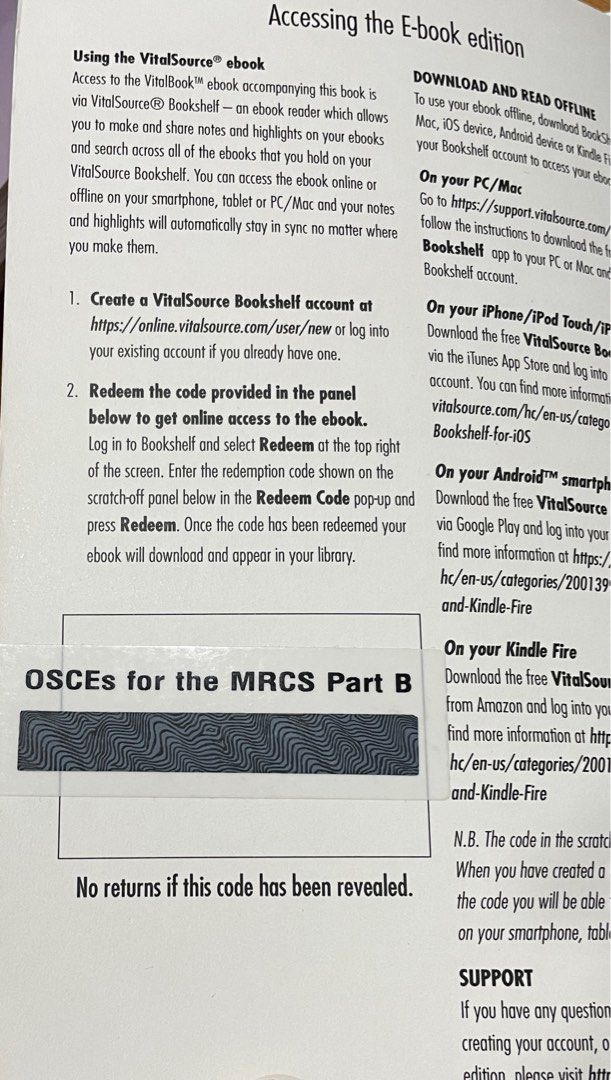 MRCS Textbook - OSCEs for MRCS Part B, Hobbies & Toys, Books ...