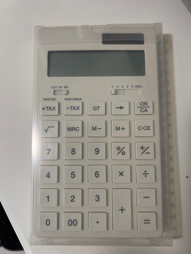 Muji Calculator White Col, Computers & Tech, Office & Business ...