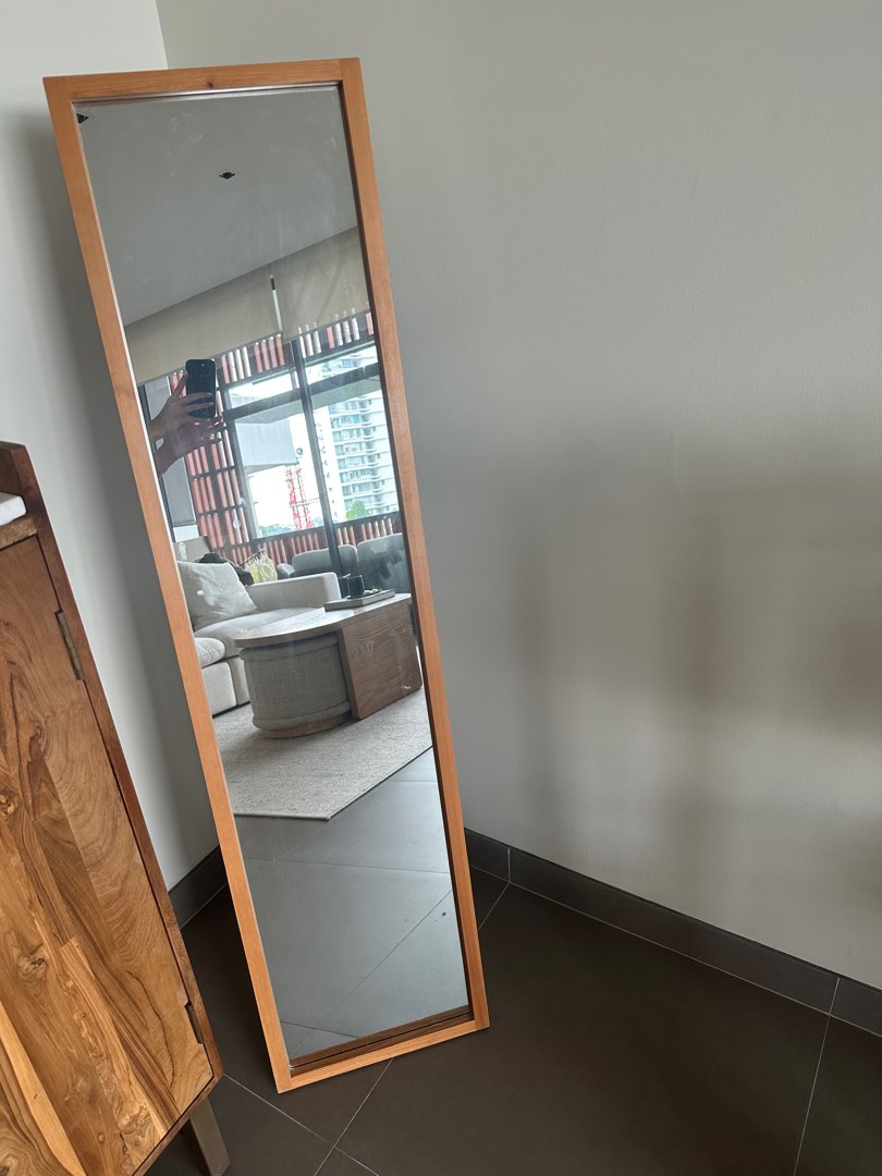 Muji Standing Mirror, Furniture & Home Living, Home Decor, Mirrors on ...