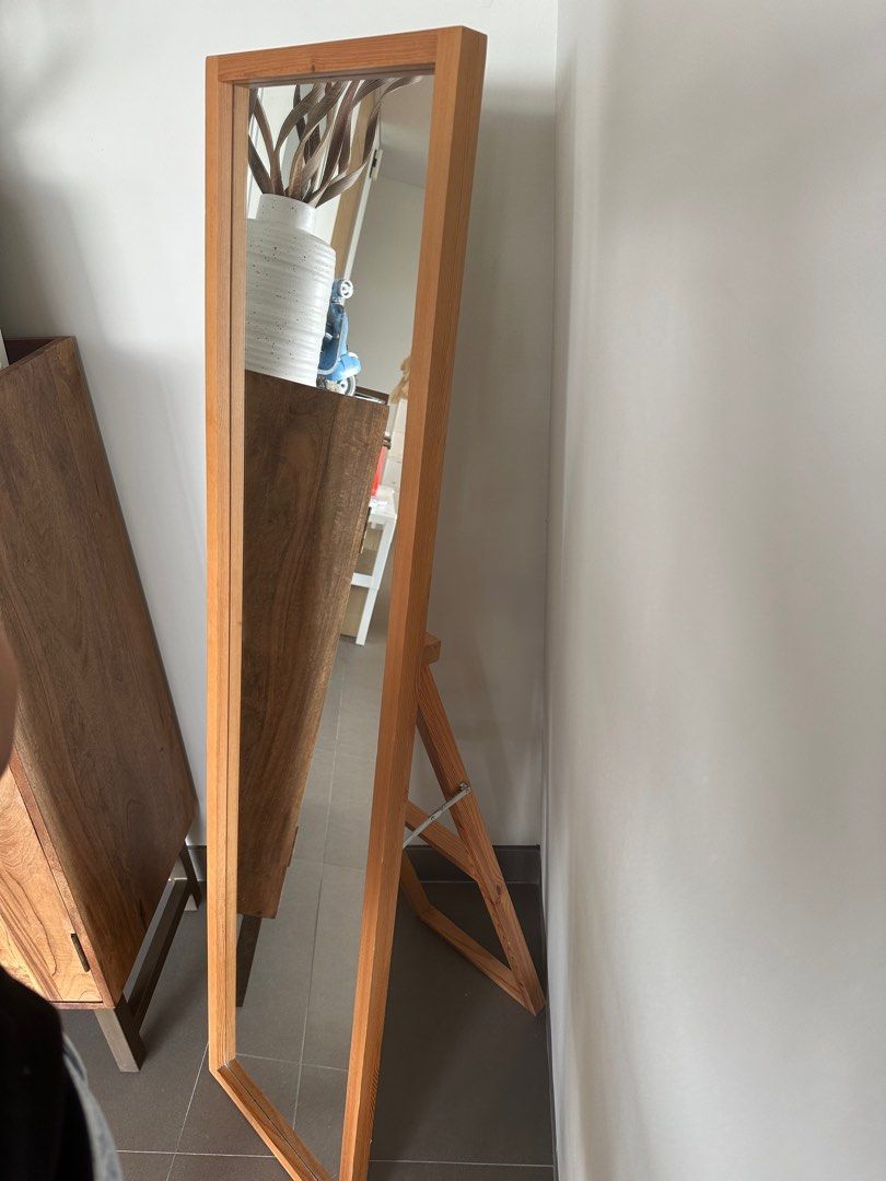 Muji Standing Mirror, Furniture & Home Living, Home Decor, Mirrors on ...